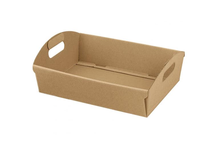 Cesto in cartone rigato cannetè 40x31x10 | C & R