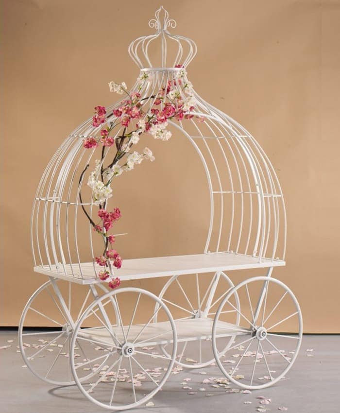 Carrozza con piano colore marrone brunito | C & R